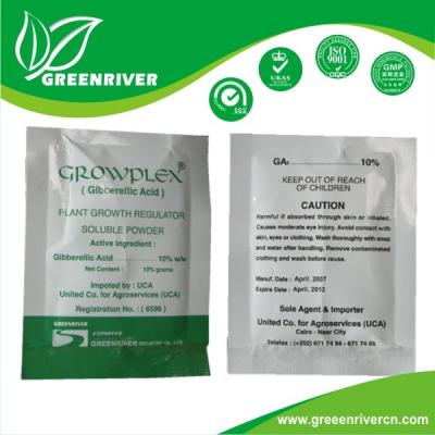 China Gibberellic Acid GA3 10% Powder Plant Growth Regulator CAS 77-06-5 for sale