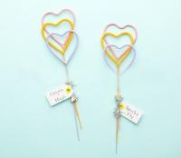 China heart shaped sparklers fireworks for sale