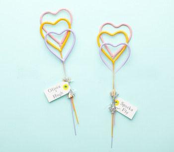 China heart shaped sparklers fireworks for sale