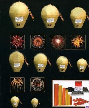China Large Multi Shot Mortar Shells Fireworks 2 Inch Display Shell for Halloween Easter for sale