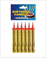 China 45s Gold Ice Fountain Birthday Cake Fireworks Candle 12cm CE Approved for sale