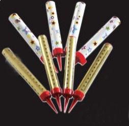 China 45s Flameless Ice Fireworks Birthday Cake Fountain 10cm to 30cm CE Certified for sale