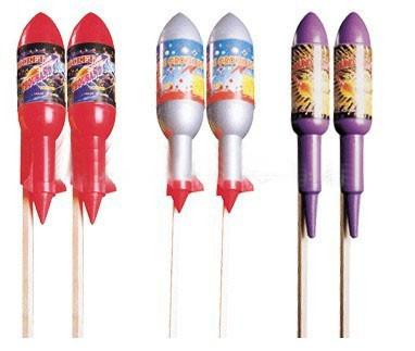 China Commercial 1.3G Bottle Rockets Fireworks 8 Pack for Wedding Birthday Party for sale
