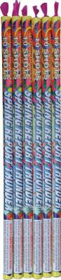 China 10 Shots Spring Festival Roman Candle Fireworks Flower Thunder ISO9001 OEM for sale