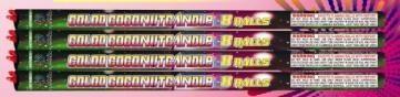 China Color coconut candle 8balls roman candles fireworks for sale