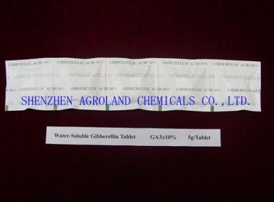 China Gibberellic Acid GA3 10% Tablet Plant Growth Regulator White Powder 10g for sale