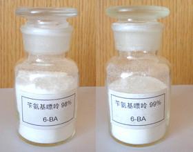 China 6-Benzylaminopurine 99% TC Plant Growth Regulator CAS 1214-39-7 White Crystal Powder for sale