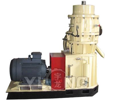 China Organic Fertilizer Pellet Machine 45-132KW 1-3.5TPH Flat Die Granulator for sale