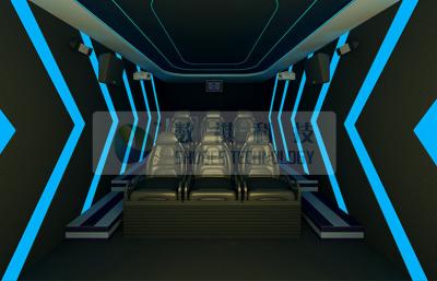 China Mini 6persons mobile 5D cinema system with luxury motion chairs by Pneumatic / Hydraulic control for sale