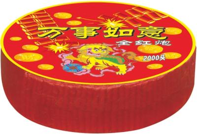 China Cake Shape Red Cracker Fireworks MF010 9/1 Pack for Holiday Celebration for sale