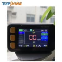 China Mini Waterproof Colorful Ebike GPS Tracking Device Lcd Display With Temperature Detection for sale