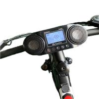 China Portable Wireless Bike Computer Rechargeable Electric Bicycle Speedometer with MP3 for sale