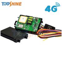 China Fuel Monitoring 4G GPS Tracker With button Car Alarm Driver Identification for sale
