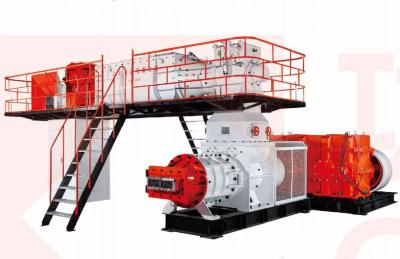 China High output JZK120 Double Stage Vacuum Extruder 35000-50000 Amounts/H for sale