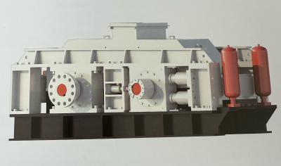 China 2PGY Press Roller Crusher Machine Large Crushing Ratio Minimal Over Crushing for sale