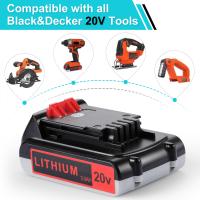 China 20V MAX Cordless Power Tool Battery Pack with 3.0Ah Capacity for sale