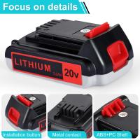 China 20V MAX Cordless Power Tool Battery Pack with 3.0Ah Capacity for sale