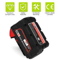 China 18V Lithium-ion Battery Pack with Multi-protection Circuits for High-rate Discharge in Power Tools for sale