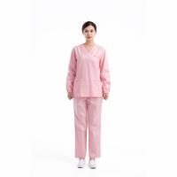 China Wholesale Customized Medical Scrubs Set 100% Cotton Hospital Uniforms Nursing Scrub Suit for sale