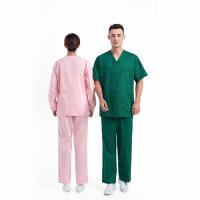 China Wholesale Customized Medical Scrubs Set 100% Cotton Hospital Uniforms Nursing Scrub Suit for sale