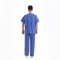 China Wholesale Medical Scrubs Sets Short Sleeve Nursing Uniforms 100% Cotton Hospital Uniforms for sale