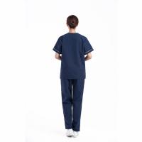 China Breathable Stretch Medical Scrubs for Men Women Hospital Uniform 100% Cotton for sale