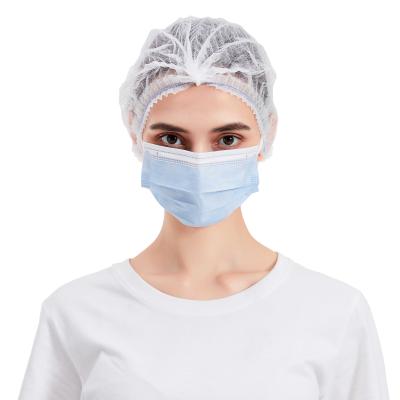 China Haixin Antibacterial Disposable 3 Ply Surgical Face Mask BFE 99.1% 17.5x9.5cm for sale