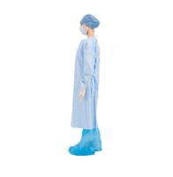 China FDA Disposable Surgical Gown 130x150cm XXL AAMI Level 3 Blood Resistant SMS Nonwoven for sale