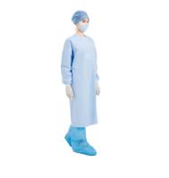 China FDA Disposable Surgical Gown 130x150cm XXL AAMI Level 3 Blood Resistant SMS Nonwoven for sale