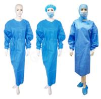 China waterproof Non Sterile Disposable Surgical Gown AAMI Level 2 for sale