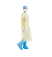 China Disposable Isolation Gown Latex Free PP SMMS Sizes S to XL CE Certified for sale