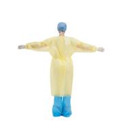 China Disposable Isolation Gown Latex Free PP SMMS Sizes S to XL CE Certified for sale