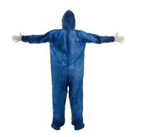 China Disposable PE White Coveralls Full Body Protective Suit 20-100gsm S-XXXL for sale