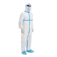 China Medical Clinic Uniform Disposable Protective Coverall PE PP for sale
