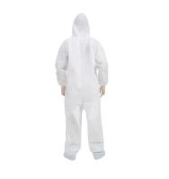 China Safety Non Sterile Disposable Protective Coverall 65gsm for sale