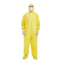 China TUV Certified Non Woven Protective Coverall 50gsm Disposable Safety Suit OEM for sale