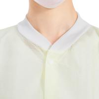 China Disposable Hospital Scrub Suit Dental Lab Jacket Knit Collar Cuffs 5 Colors for sale