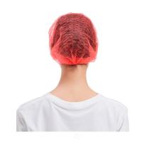 China bound seams Disposable Head Cover , 36cm Disposable Mob Cap for sale
