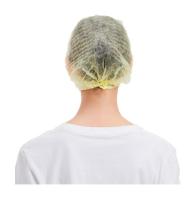 China bound seams Disposable Head Cover , 36cm Disposable Mob Cap for sale
