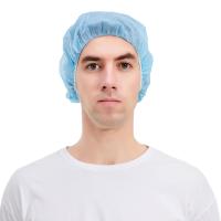 China Disposable Non Woven Bouffant Cap 36x36.5cm PP Material Class II Medical GB15979 for sale