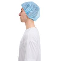 China Disposable Non Woven Bouffant Cap 36x36.5cm PP Material Class II Medical GB15979 for sale