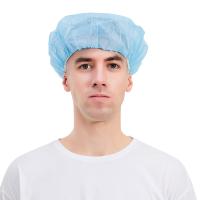 China Disposable Non Woven Bouffant Cap 36x36.5cm PP Material Class II Medical GB15979 for sale