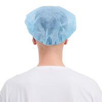 China Disposable Non Woven Bouffant Cap 36x36.5cm PP Material Class II Medical GB15979 for sale