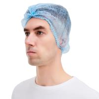 China Round Disposable Medical Caps , Disposable Non Woven Cap For Laboratory for sale