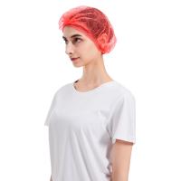 China 15g/m2 Disposable Nonwoven Cap , CE Polypropylene Bouffant Caps for sale