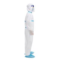 China FDA Medical Coverall Cross Gard 4000 65gsm Breathable Disposable Protective Suit with Sealed Seams for sale