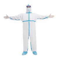 China FDA Medical Coverall Cross Gard 4000 65gsm Breathable Disposable Protective Suit with Sealed Seams for sale