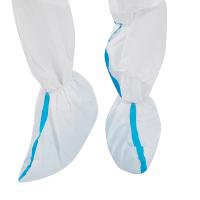 China FDA Medical Coverall Cross Gard 4000 65gsm Breathable Disposable Protective Suit with Sealed Seams for sale