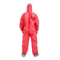 China Medical Protective Flame Retardant Disposable Coveralls 80gsm for sale
