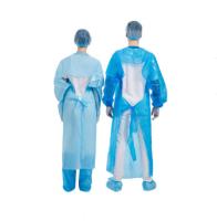 China FDA Disposable CPE Gown , 510K CPE plastic gown for sale